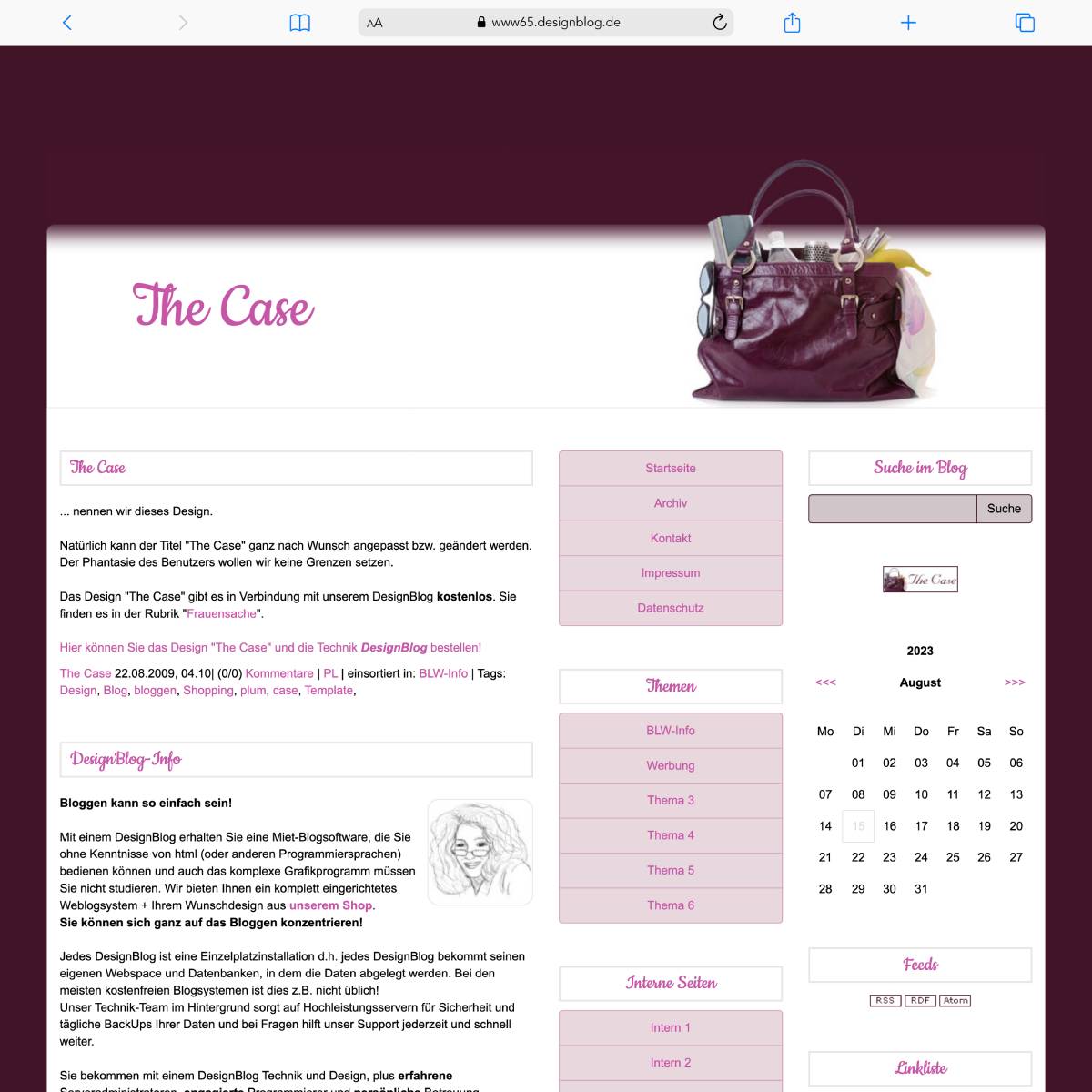 The Case - Blog-Shop