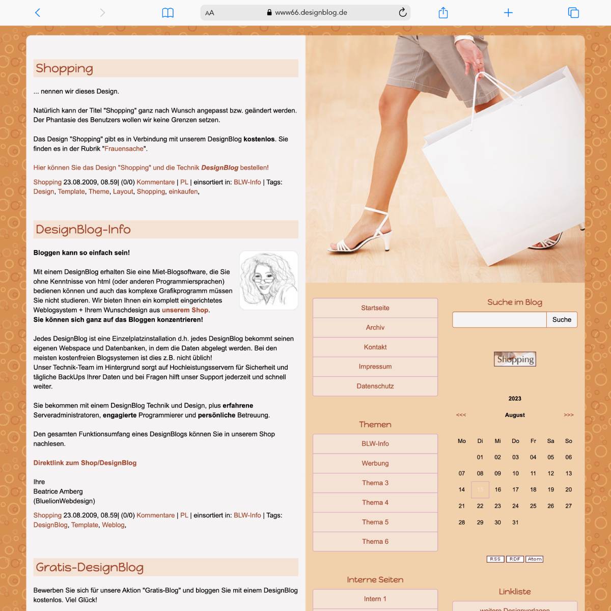 Shopping - Blog-Shop